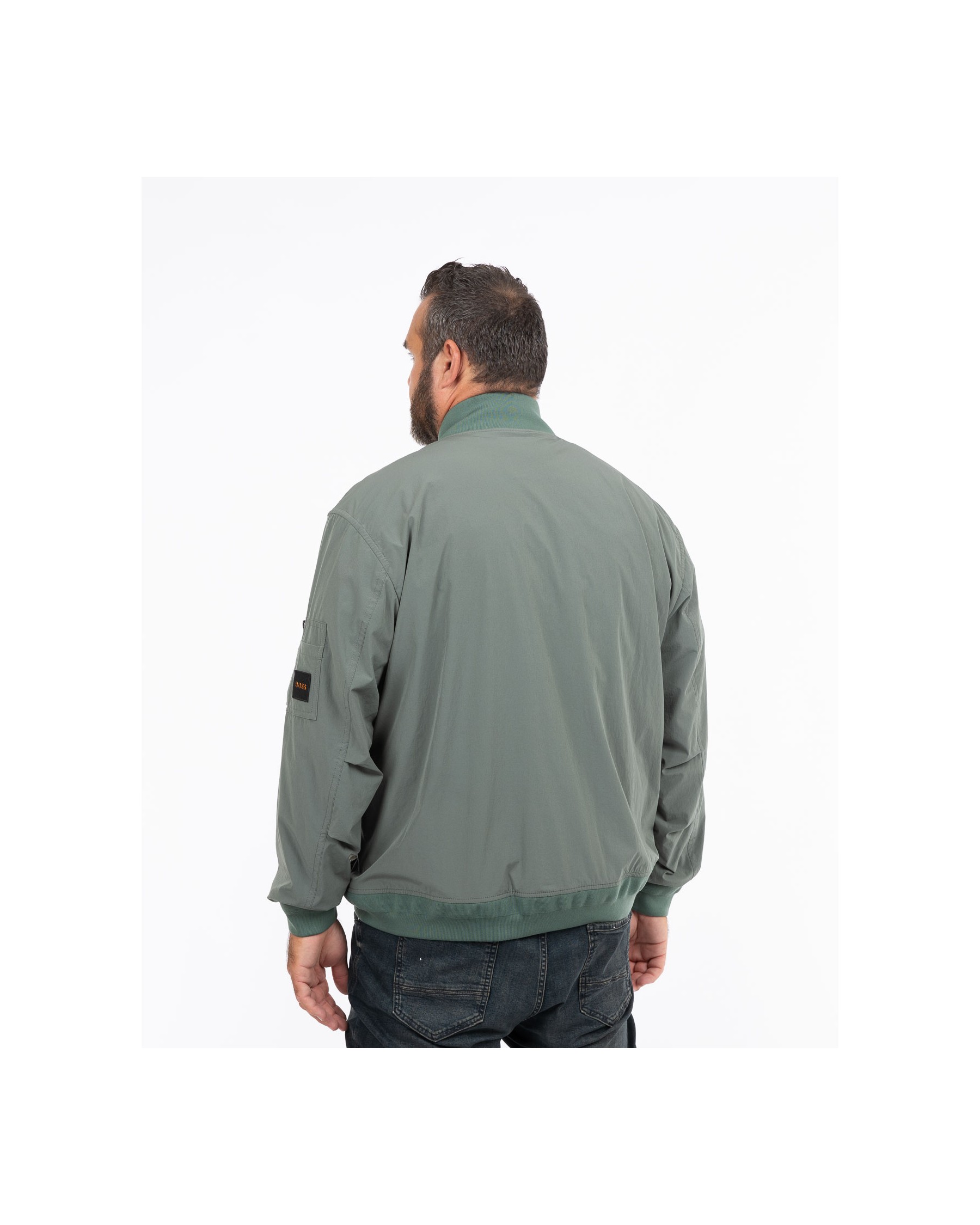 Bombers Obear grande taille vert - Size-factory