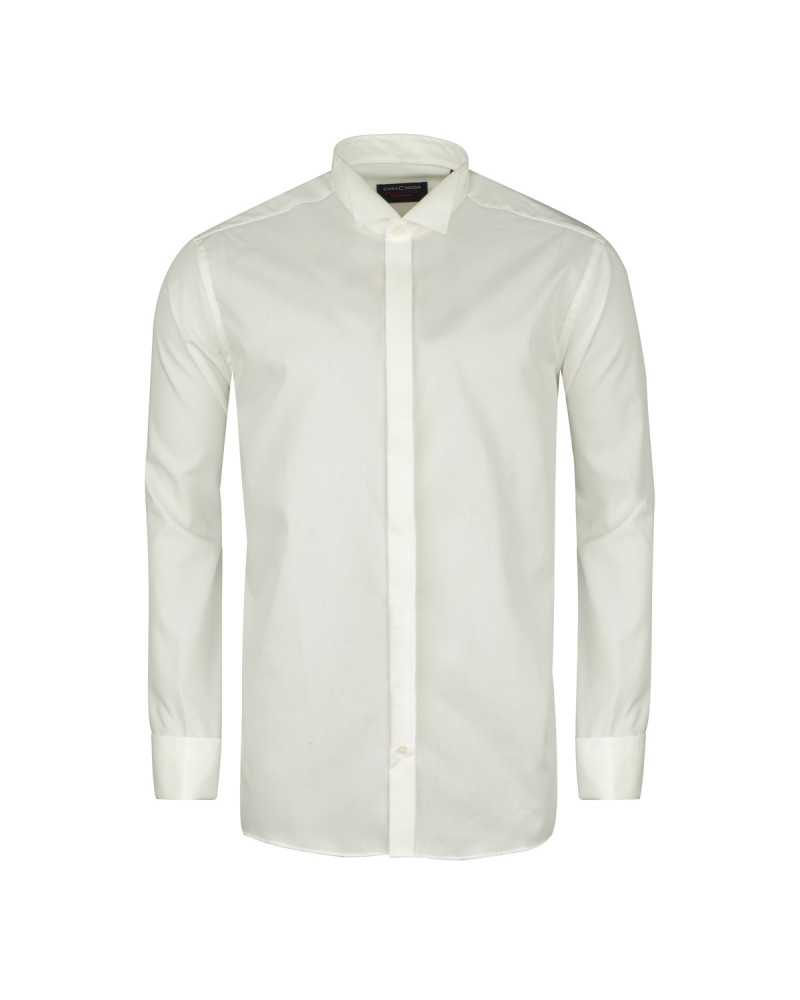 Casa Moda Chemise cérémonie col cassé beige - Size-factory