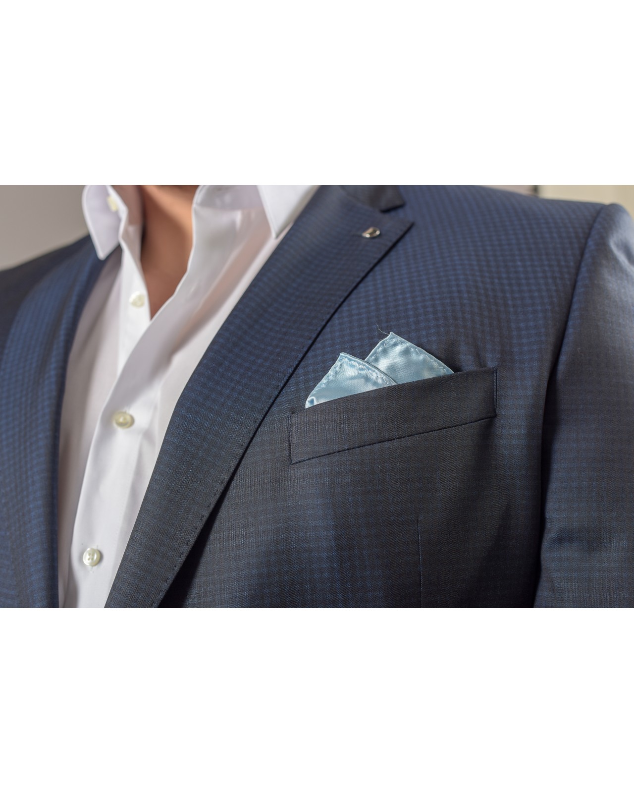 Digel Costume complet grande taille bleu à carreaux - Size-factory