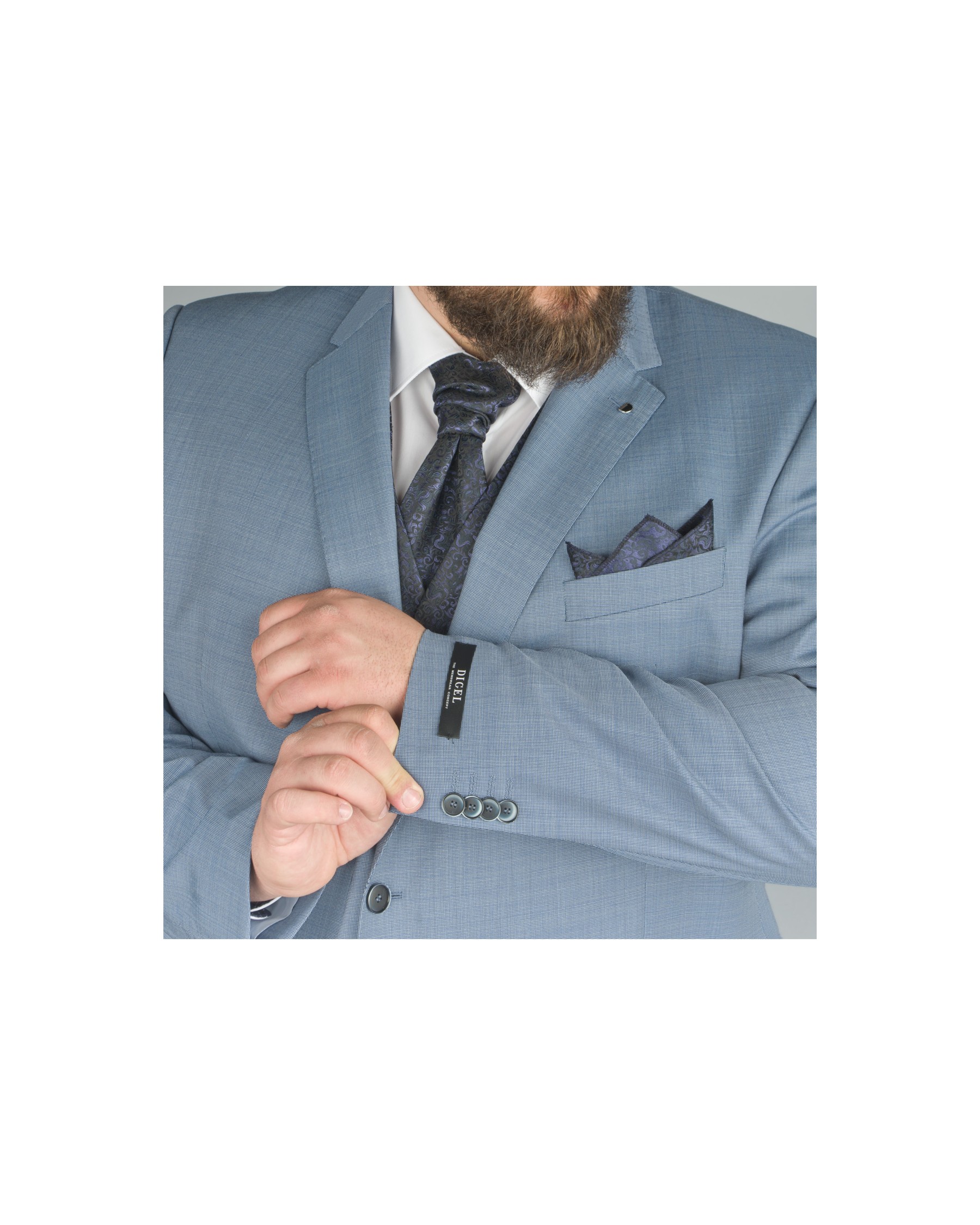 Digel Costume complet grande taille bleu - Size-factory