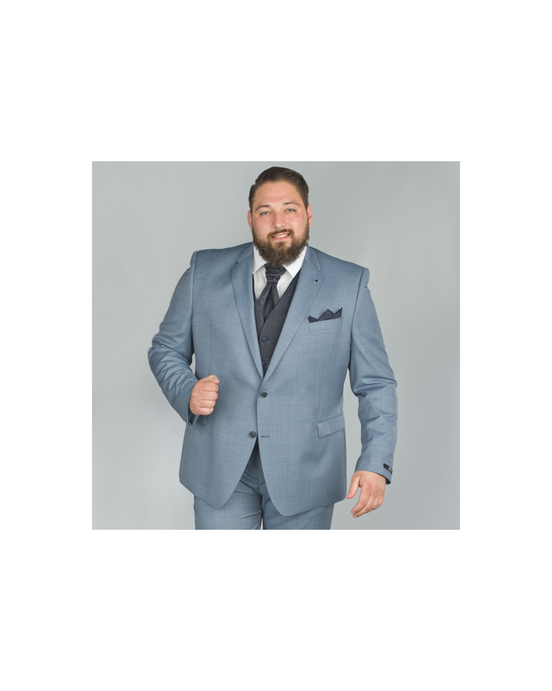 Digel Costume complet grande taille bleu - Size-factory