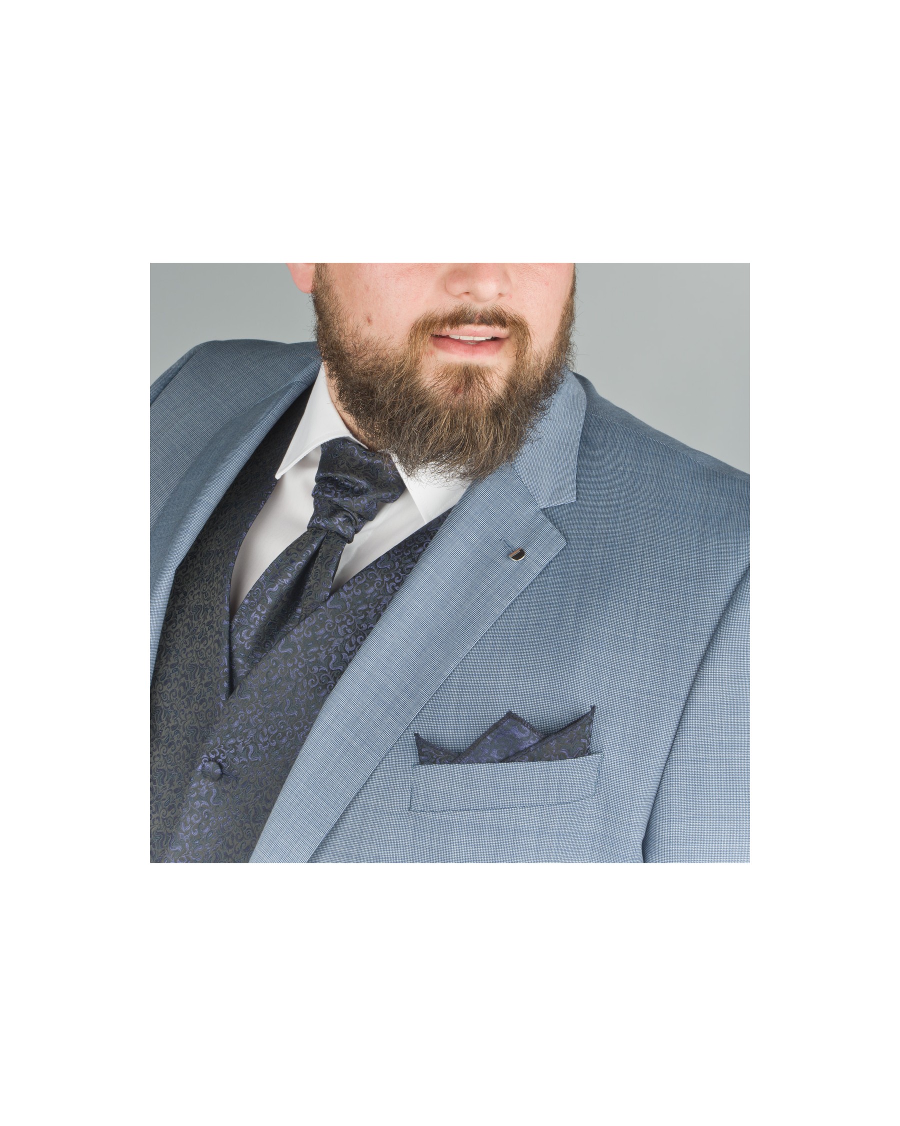 Digel Costume complet grande taille bleu - Size-factory