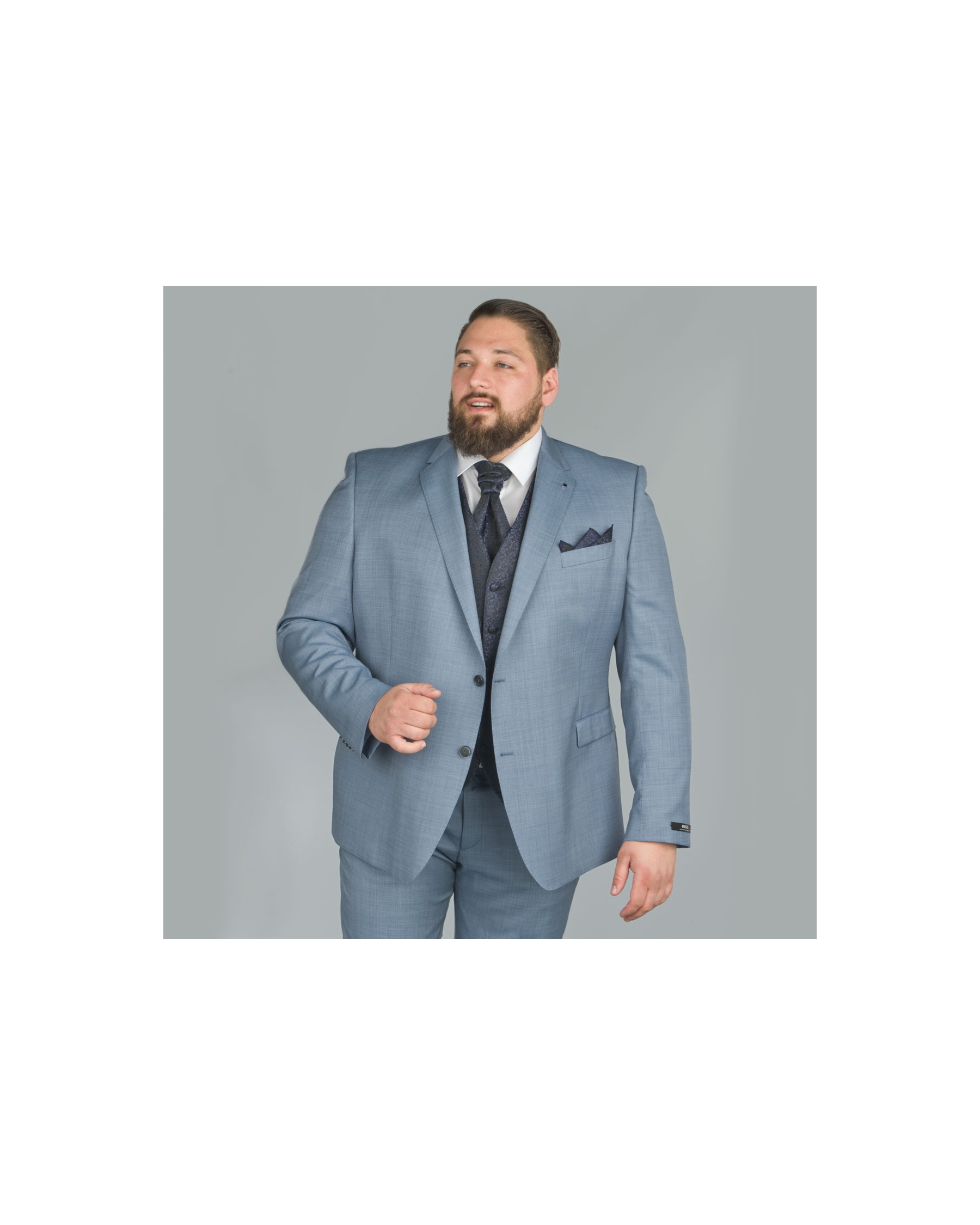 Digel Costume complet grande taille bleu - Size-factory